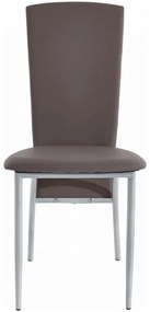 Danish style Jídelní židle Nelso (SET 2 ks), hnědá