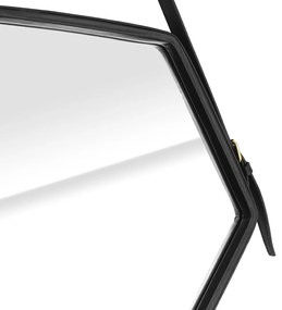 Nástěnné zrcadlo Ebi II černé