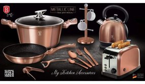 BERLINGERHAUS Sada příborů 24 ks nerez satin Rosegold Metallic Line BH-2623