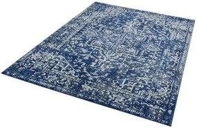 Modrý  koberec Dinamo Oriental Navy Rozměry: 240x340 cm