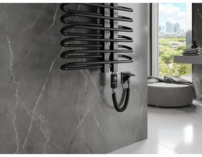 Mexen Ops, elektrické topné těleso 1300x550 mm + topná tyč 900 W, černá, W122-1300-550-2900-70