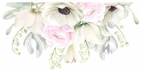 Gario Nálepka na zeď Kompozice květin Rozměry: 100 x 50 cm
