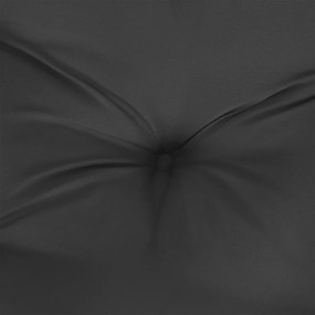 Kulatý sedák černý Ø 60 x 11 cm oxfordská tkanina