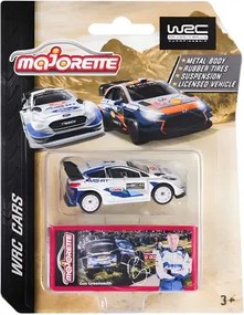 MAJORETTE Auto WRC / Sběratelský box / kov / volnoběh / délka 7,5 cm