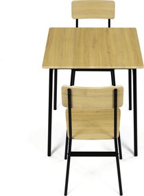 Autronic Jídelní set s 2 židlemi AUT-O2121 Odstín: Bílá