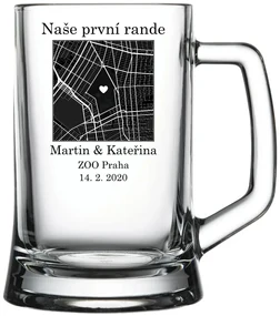 Sklenice na pivo Místečko lásky