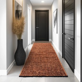 Pratelný běhoun v terakotové barvě 80x250 cm Space 1900 – Ayyildiz Carpets