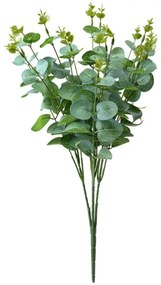 Umělá rostlina žíhaný zelený eukalayptus – 50 cm