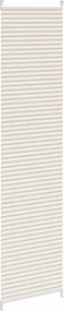 Plisovaná roleta 40 x 200 cm krémová 240620