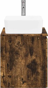 Sada koupelnového nábytku Kouřový dub Kompozitní dřevo 3404335