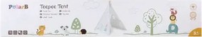 VIGA PolarB Stan Teepee bílý / Okno / 121,5 x 150 x 121,5 cm / dřevo,