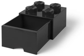 Černý úložný box čtverec LEGO®