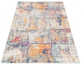 Kusový koberec DENVER G038A Moderní geometrický vícebarevný Rozměr: 200x200 cm