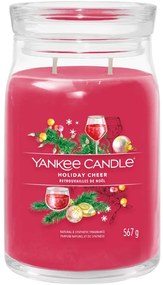 Yankee Candle – Signature svíčka Holiday Cheer (Sváteční veselí) Velikost: velká 567 g