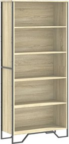 Knihovna dub sonoma 80 x 31 x 169 cm kompozitní dřevo 3295313