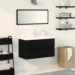 Skříňka pod umyvadlo Černý dub 80 x 39 x 62 cm Kompozitní dřevo 3333142