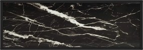 Konzolový stolek černý 100 x 35 x 75 cm tvrzené sklo 322814