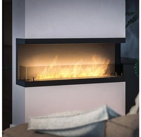 InFire - Vestavěný BIO krb 120x50 cm 5kW černá INSIDE C 1200 V3
