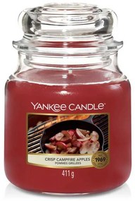 Yankee Candle - vonná svíčka Crisp Campfire Apples (Jablka pečená na ohni) 411g