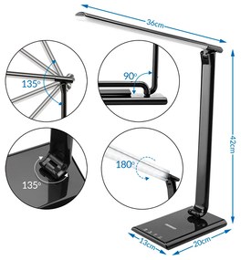 Monzana Stolní LED lampa s USB portem 107704