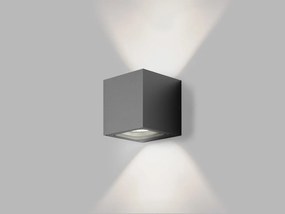 LED2 5132334D LED2 Venkovní nástěnné svítidlo TOMY 2, A DALI/PUSH 2x4,5W 3000K antracit - LED2 Lighting