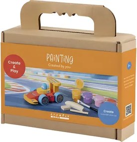 Creativ Company Závodní auto dřevěné / Kreativní sada / od 8 let