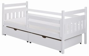 Dětská postel HANIA se zábranou a úložným prostorem