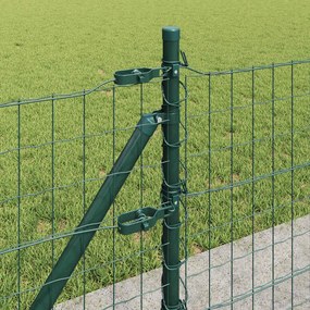 Evropský plot s betonovou základnou 50 x 0,4 m Zelená Síťovina 3350868