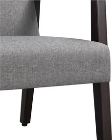 Sada 2 ks – Křeslo Yaheetech – tmavě šedá, polyester (257041935185)