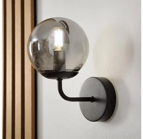 Brilagi - Nástěnná lampa MALIVA 1xE14/15W/230V černá/kouřová