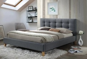 Casarredo - Komfort nábytek Čalouněná postel TEXAS 160x200, šedá