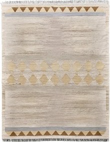 Ručne viazaný kusový koberec Angelo DESP P116 Pastel Brown Mix, 140x200, béžová, chodba / predsieň, Diamond Carpets India