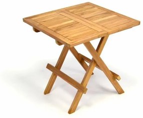 Divero 34944 Zahradní dřevěný skládací stolek  výška 50 cm