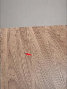 Rozkládací jídelní stůl s přídavnou deskou v dekoru ořechu 90x180 cm Montreux - II. jakost – Actona