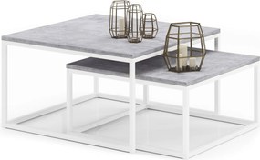 ADRK Furniture Konferenční stolek 2v1 KAMA CT-KAM-W-BE
