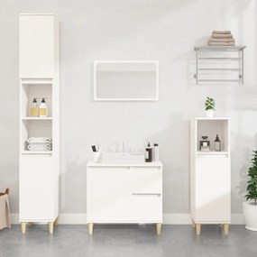 Koupelnová skříňka bílá 65 x 33 x 60 cm kompozitní dřevo