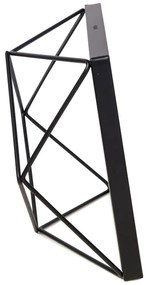 Černý kovový stojací/na zeď rámeček 20x15 cm Prisma – Umbra