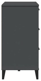 Příborník VIKEN antracitově šedý 80x40x80 cm kompozitní dřevo,  374940
