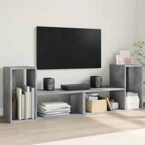 vidaXL TV skříňky 2 ks 75 x 30 x 50 cm kompozitní dřevo [840789] Barva: Betonová šedá