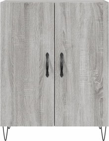 Skříň highboard šedá sonoma 69,5 x 34 x 180 cm kompozitní dřevo 3198375