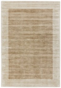 Béžový  koberec Ife Border Putty Champagne Rozměry: 160x160 cm