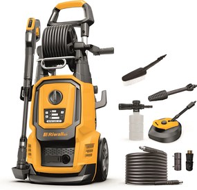 Riwall PRO REPW 180 RC SET - elektrická tlaková myčka 180 barů s dálkovým ovládáním a příslušenstvím