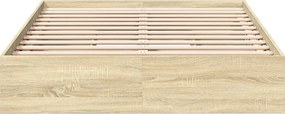 Rám postele se zásuvkami dub sonoma 120x200 cm kompozitní dřevo 3280666