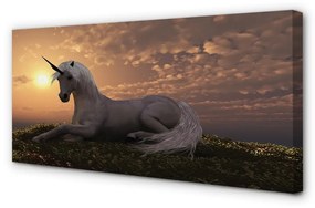 Obrazy na plátně Unicorn horské slunce 140x70 cm