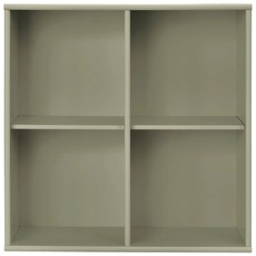 Khaki závěsná knihovna 140x140x27 cm Mistral – Hammel Furniture