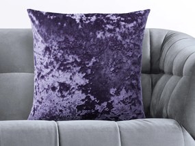 Biante Sametový povlak na polštář Diana DI-006 Tmavě fialový 40 x 40 cm