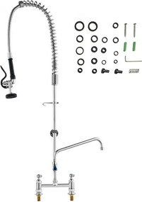 Komerční baterie s oplachovacím rozprašovačem, 111,8 cm výška, 20,3 – 3804 A-12-44