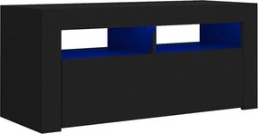 vidaXL TV skříňka s LED osvětlením 90 x 35 x 40 cm [804320] Barva: šedá sonoma