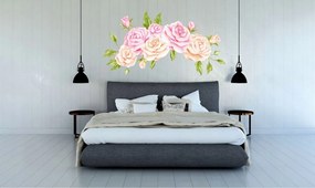 Krásná nálepka na zeď růže 100 x 200 cm