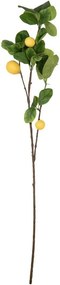 Dekorace umělá větvička citrónovník Lemon Tree - 10*7*73 cm